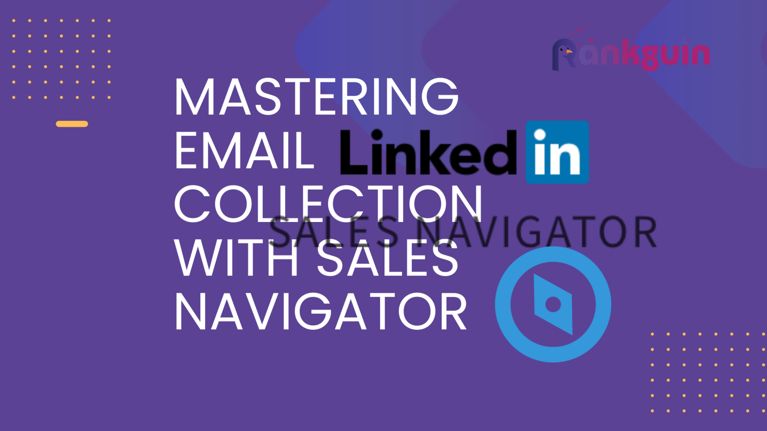 Mastering Email Collection with Sales Navigator